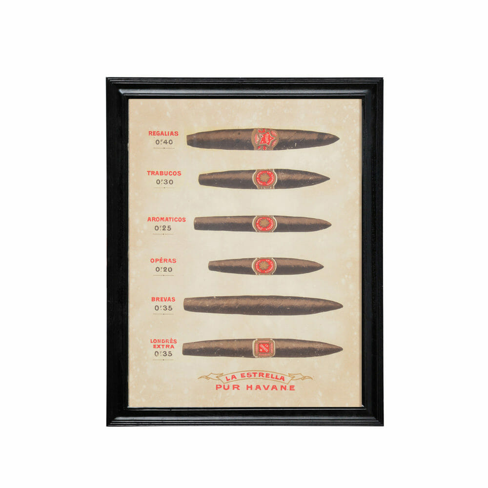 Cigar Panel 1 Wall Art - Indeca Living