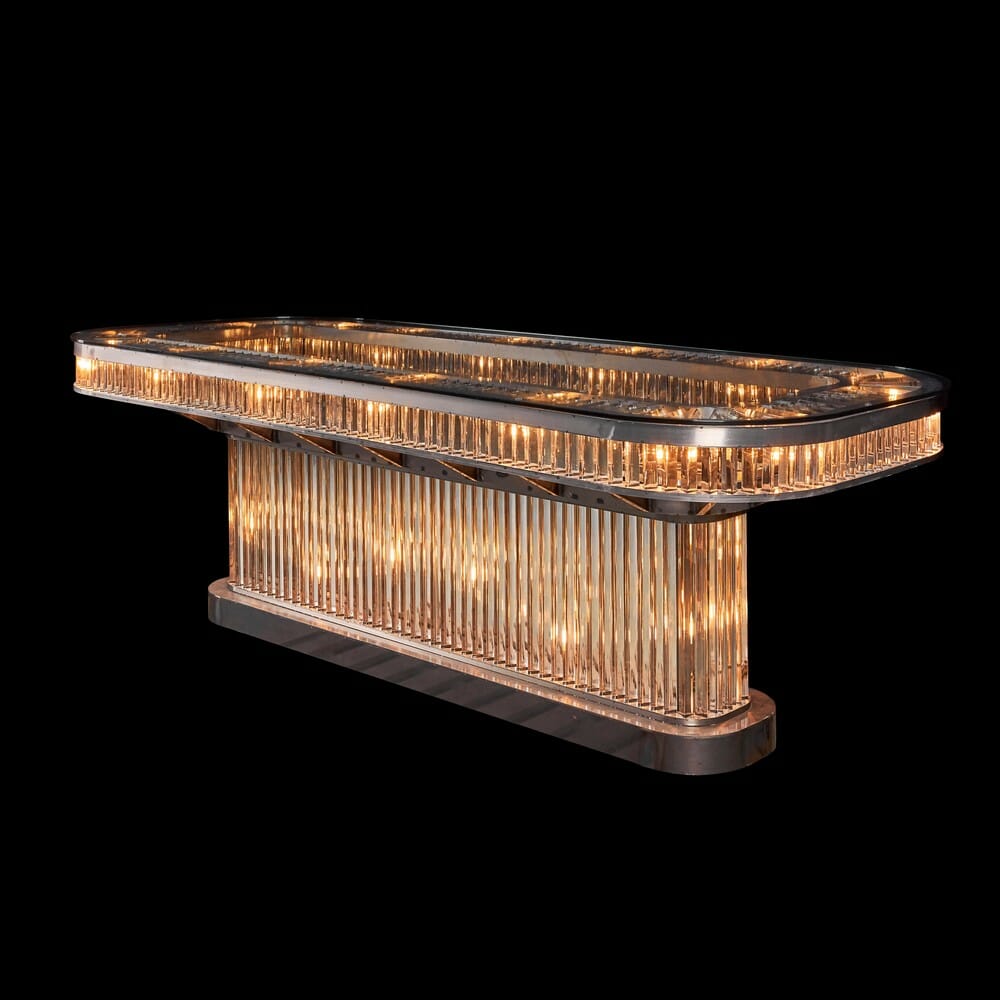 REX RECT D.TBL 240X100CM-NAT(UK) - Indeca Living