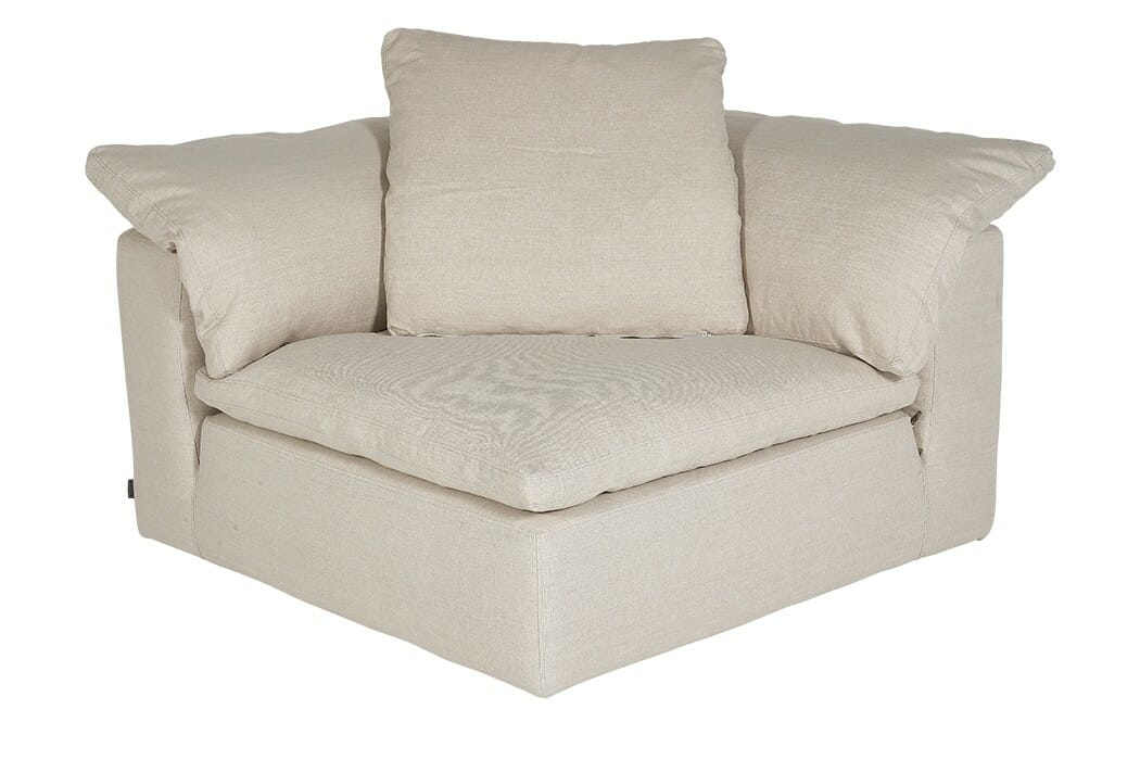 Luscious Feather Xl Sect Cor Stlflax Indeca Living